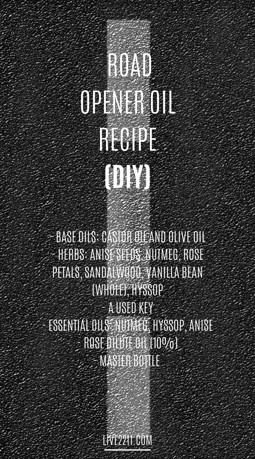 Road Opener Oil Recipe - Banana-breads.com
